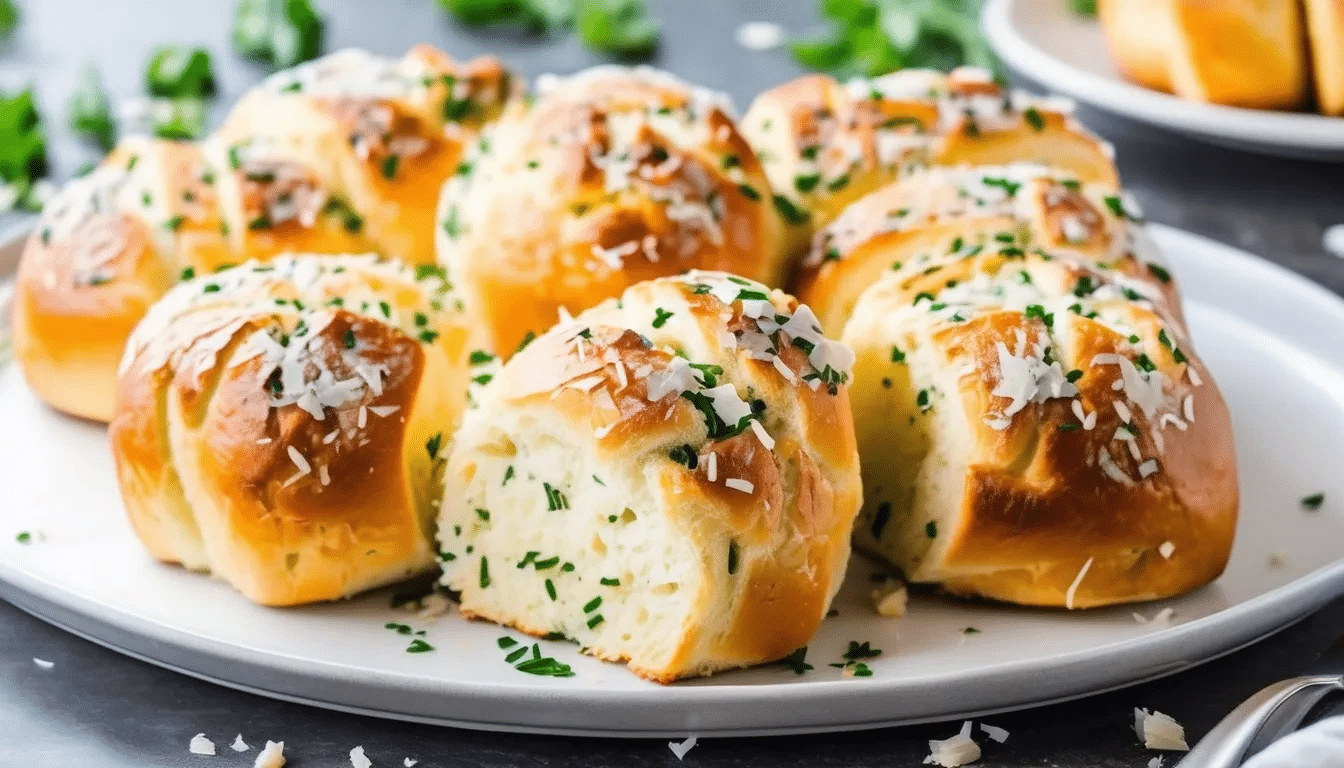 Garlic Parmesan Pull-Apart Rolls - MarketGrow.com