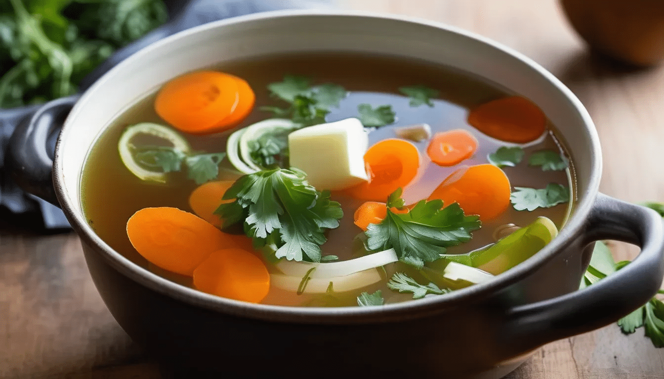 Homemade Vegetable Broth - MarketGrow.com