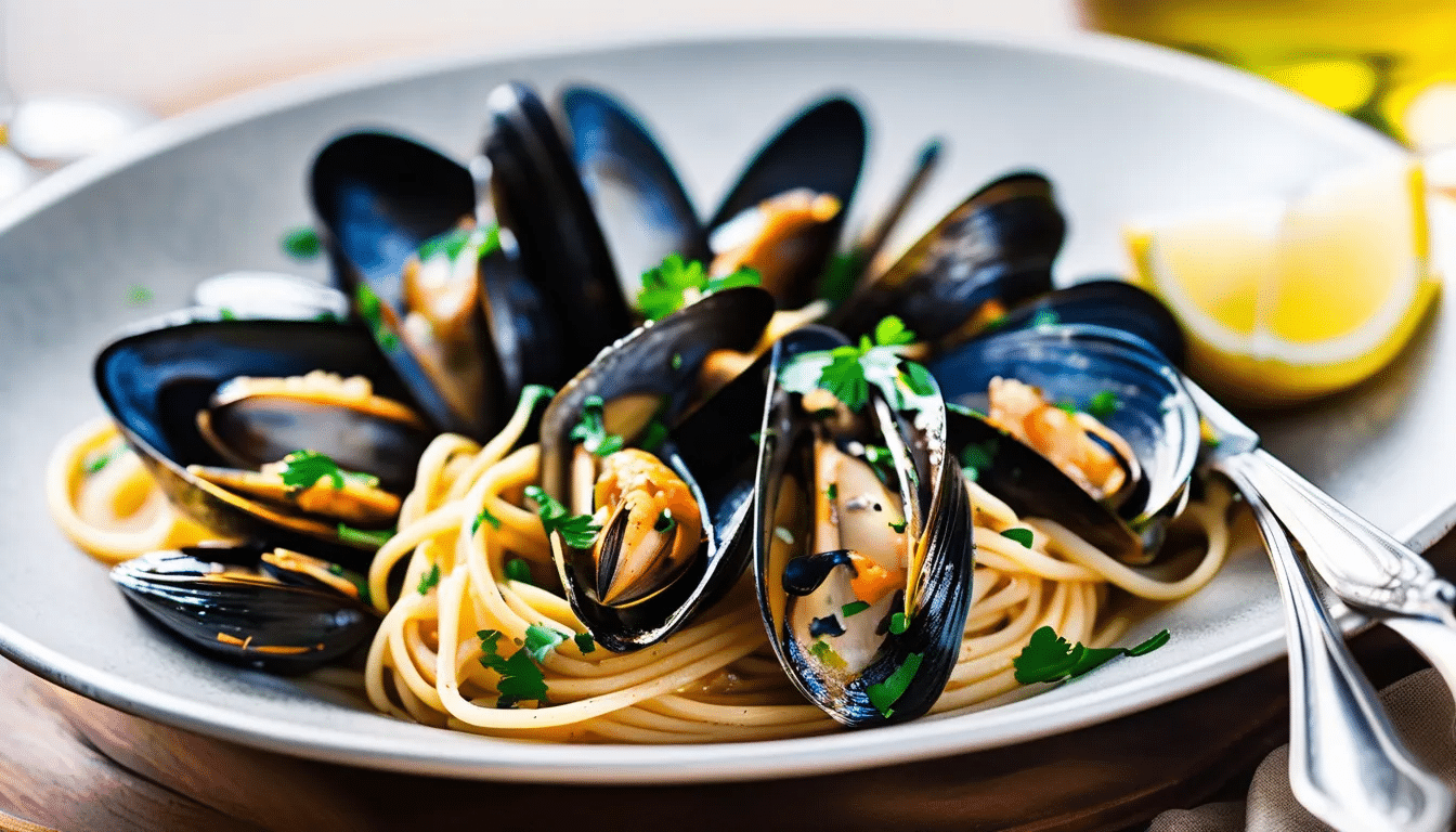 Linguine With Mussels - MarketGrow.com