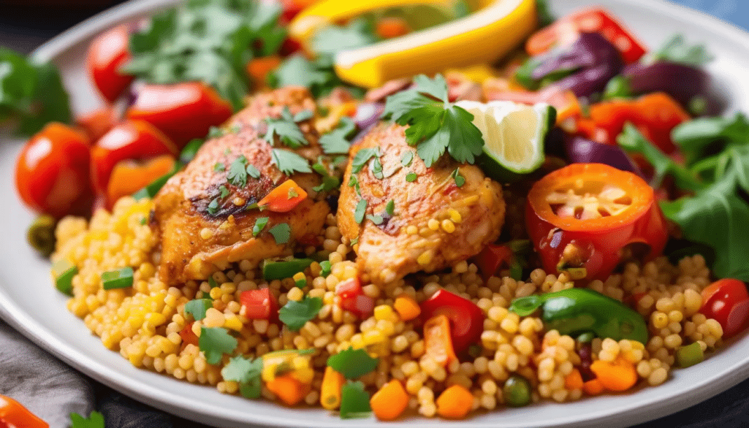Spicy Chicken Couscous - MarketGrow.com