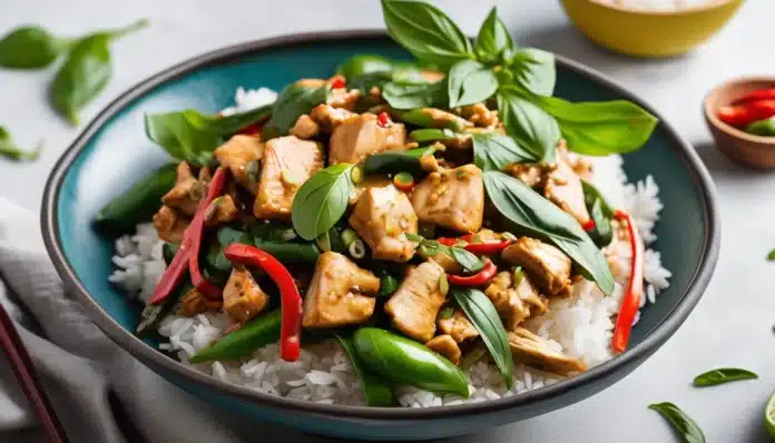 Basil Chicken Stir Fry - MarketGrow.com