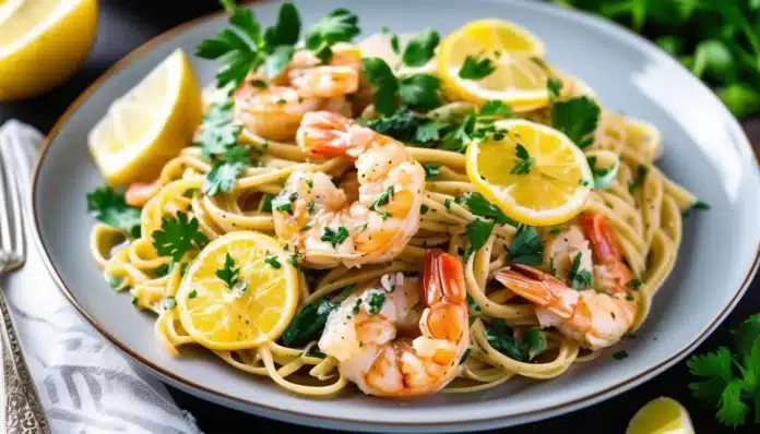 Chicken And Garlic Butter Shrimp Pasta - MarketGrow.com
