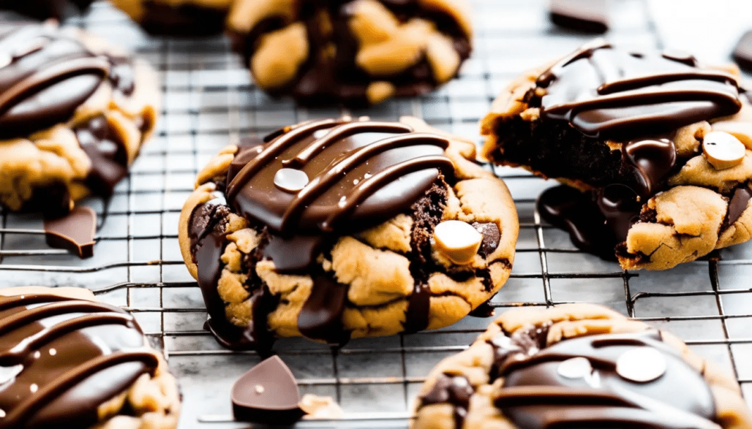 Double Chocolate Peanut Butter Thumbprint Cookies - MarketGrow.com