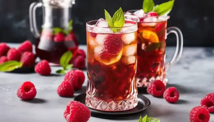 Raspberry Iced Tea - MarketGrow.com