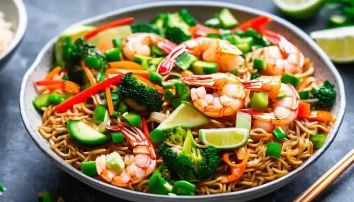 Shrimp Ramen Stir Fry - MarketGrow.com