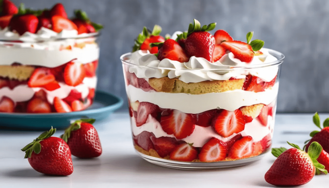 Strawberry Shortcake Trifle - MarketGrow.com