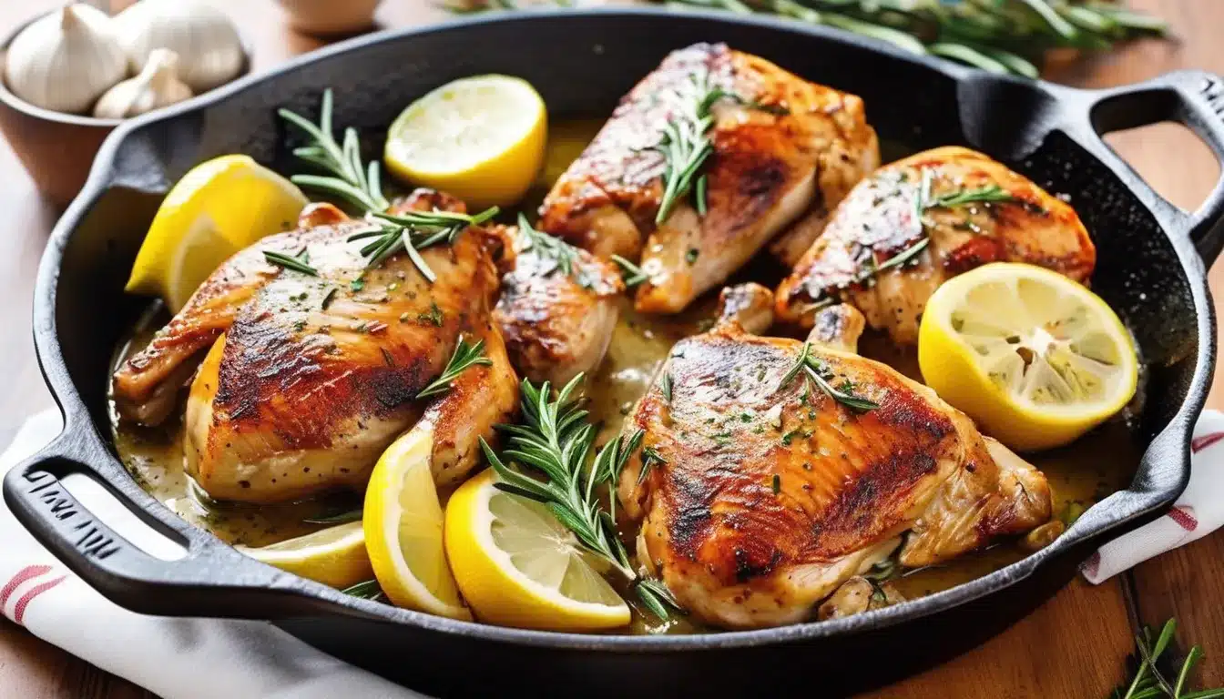 Skillet Rosemary Chicken - MarketGrow.com