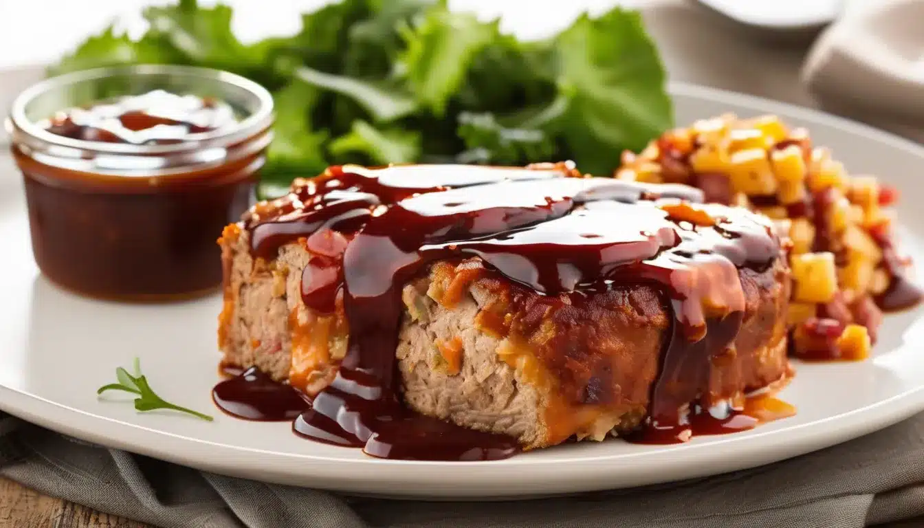 Bacon Topped Petite Turkey Meatloaf With BBQ Sauce - MarketGrow.com