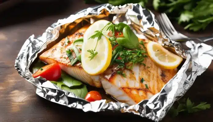 Grilled Fish Fillet In Foil Packets - MarketGrow.com